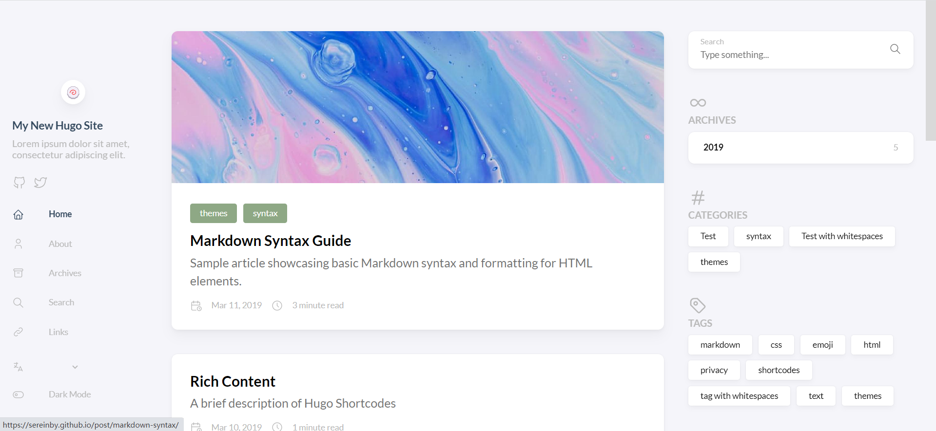 一个github搭建多个博客